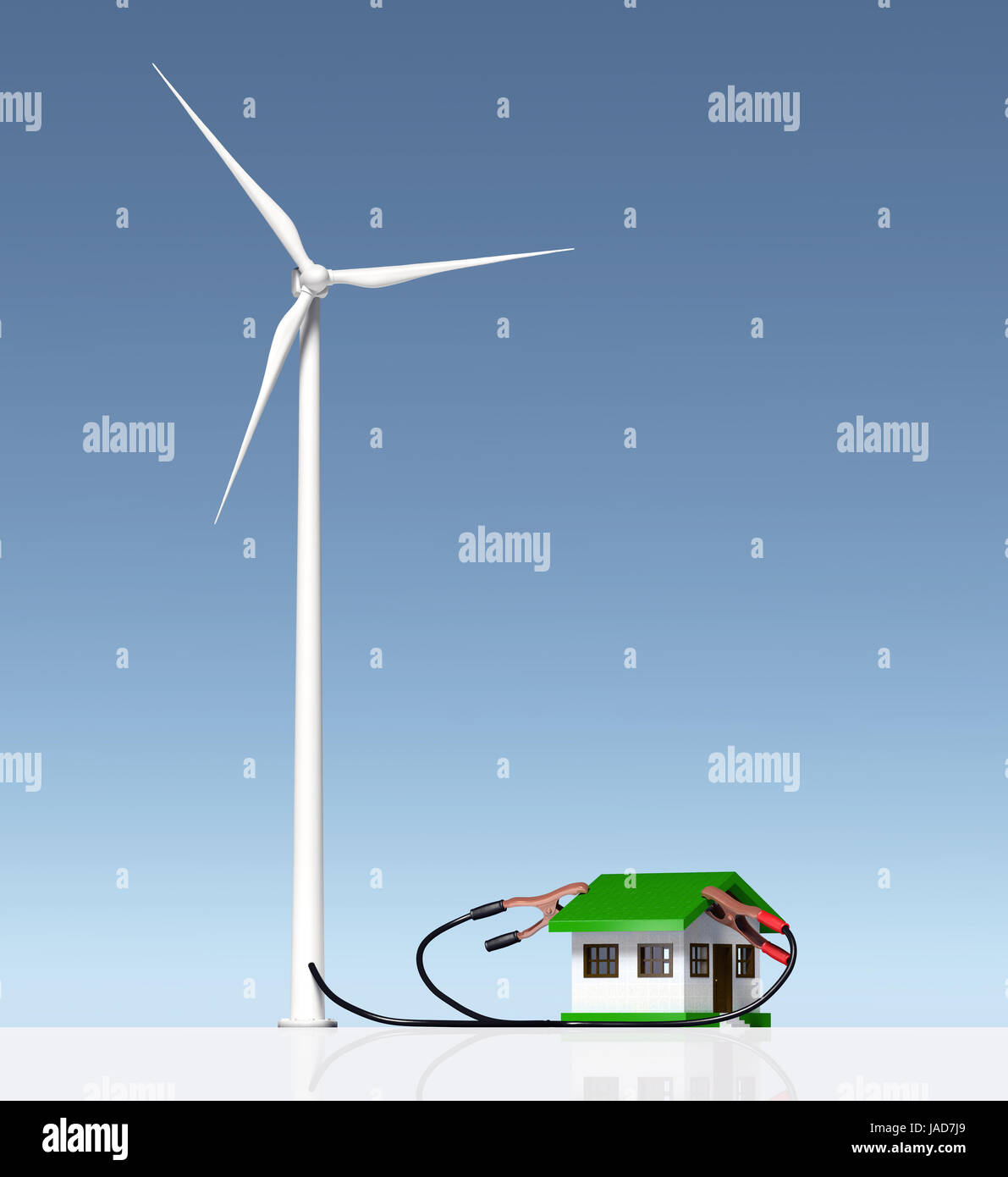 Small wind turbine on roof hi-res stock photography and images - Alamy