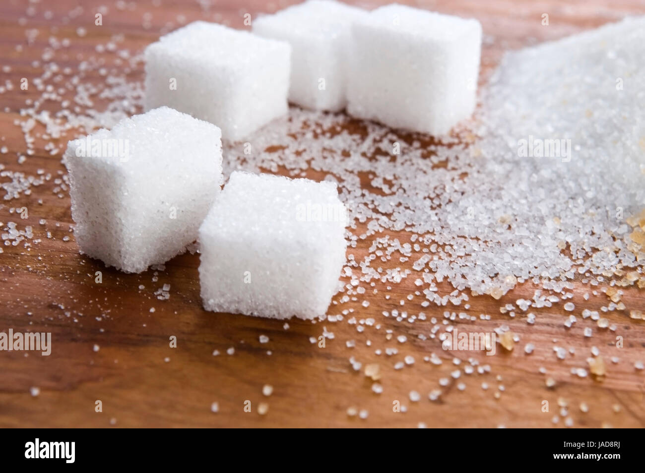 Various kinds of sugar close up Stock Photo - Alamy