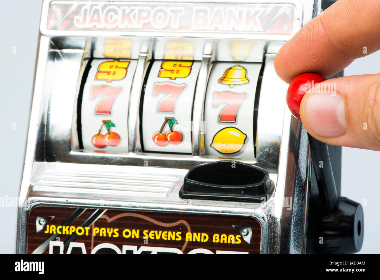 Jackpot machine coins hi-res stock photography and images - Alamy