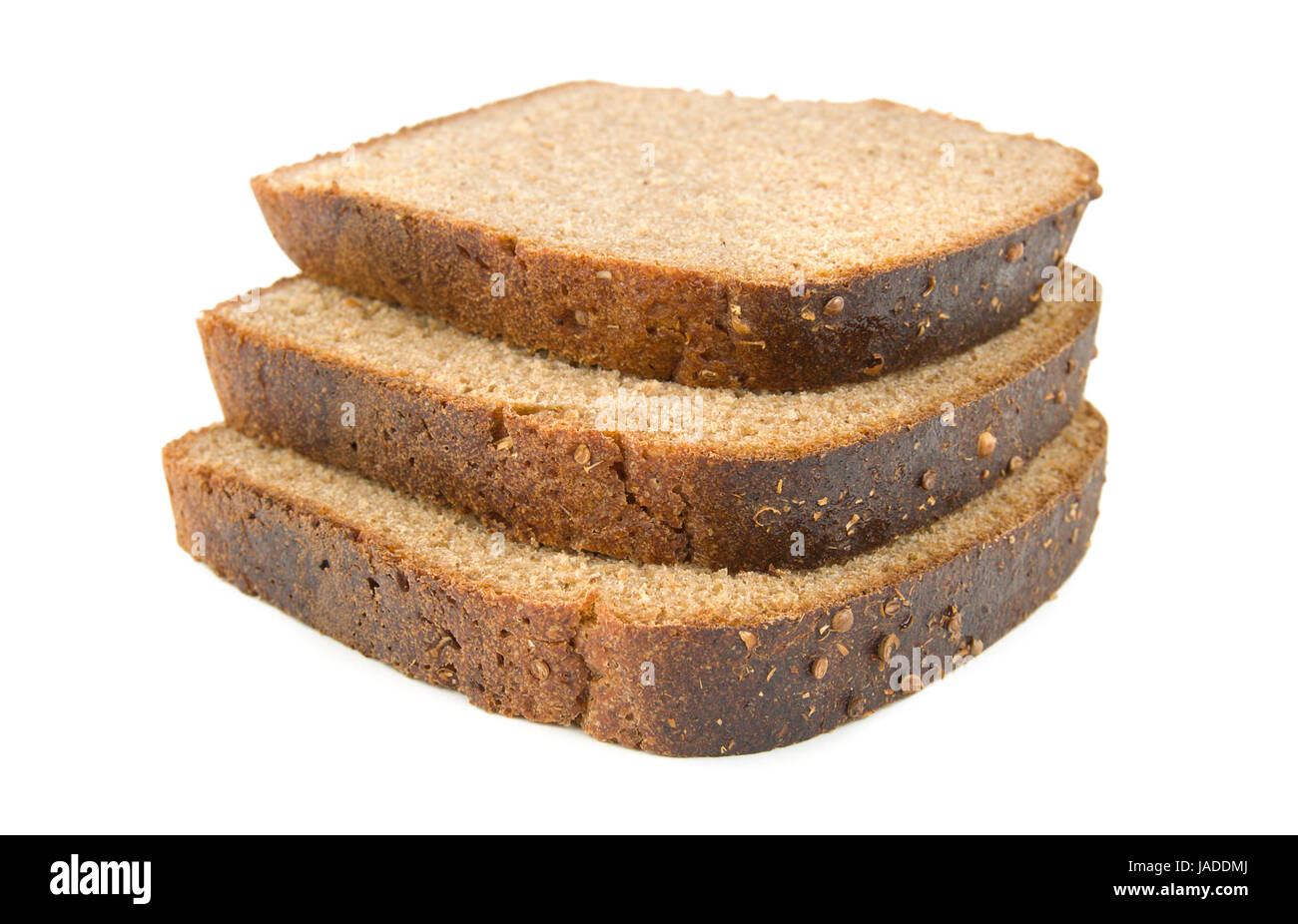 Bread isolated on a white background Stock Photo - Alamy