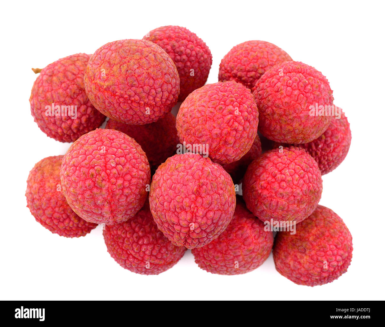 Lychee. Fresh lychees isolated on white Stock Photo - Alamy