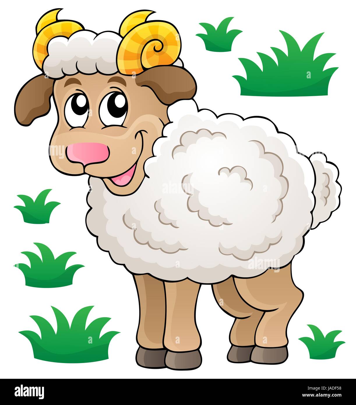 Cartoon Ram High Resolution Stock Photography and Images - Alamy