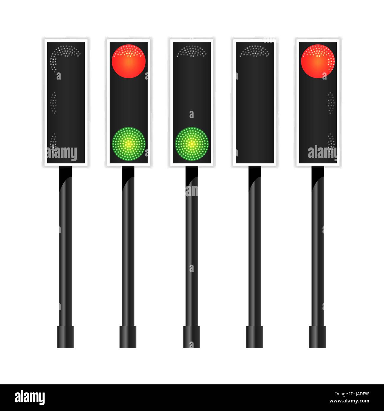 Led street lights Cut Out Stock Images & Pictures - Alamy