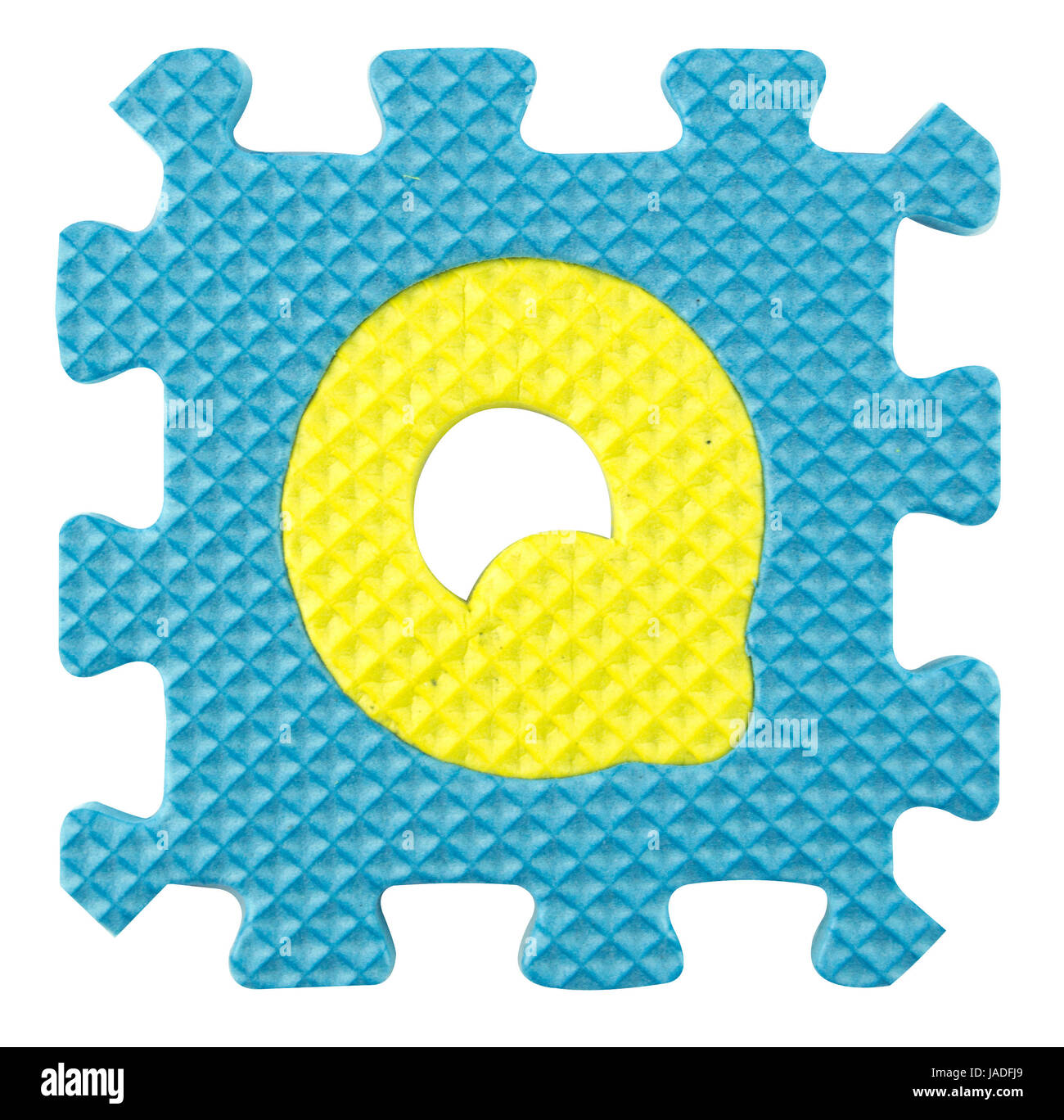 Q letter, Alphabet puzzle isloated on white background , with clipping ...