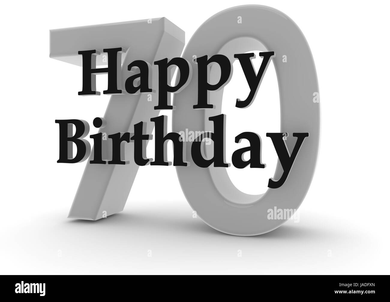Happy Birthday with the age Stock Photo - Alamy