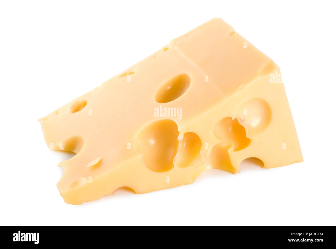 Fresh Dutch cheese isolated on white background Stock Photo - Alamy