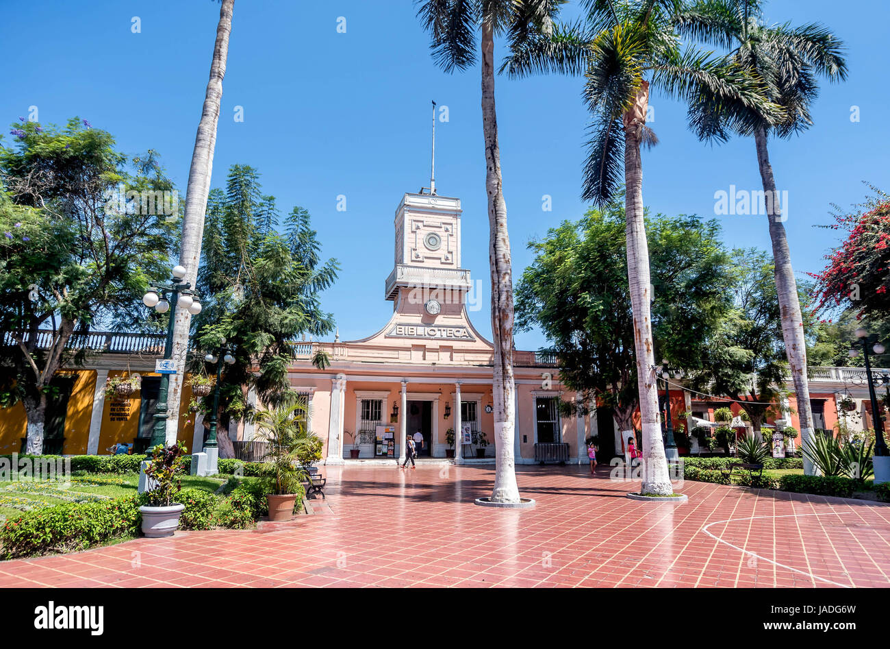 Library in Barranco, Lima, Peru Stock Photo - Alamy