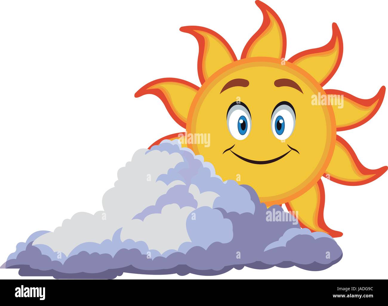 smiling sun cartoon mascot character image Stock Vector Image & Art - Alamy