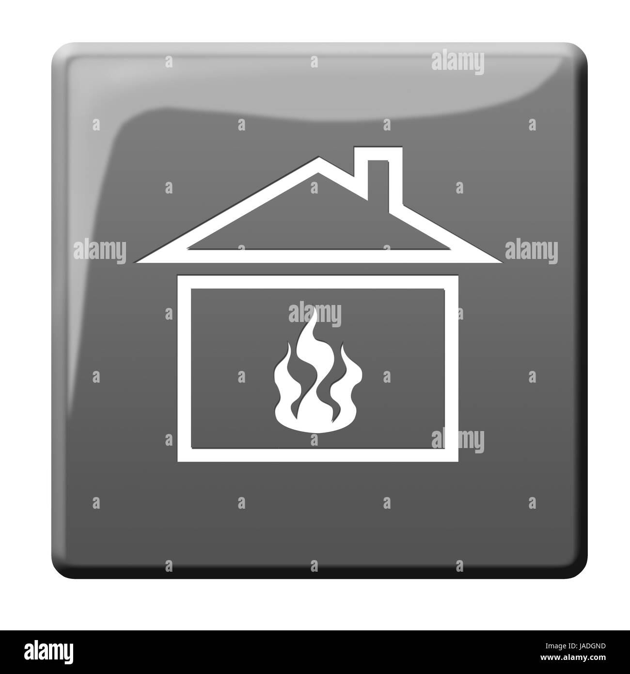 Warm fire house Black and White Stock Photos & Images - Alamy