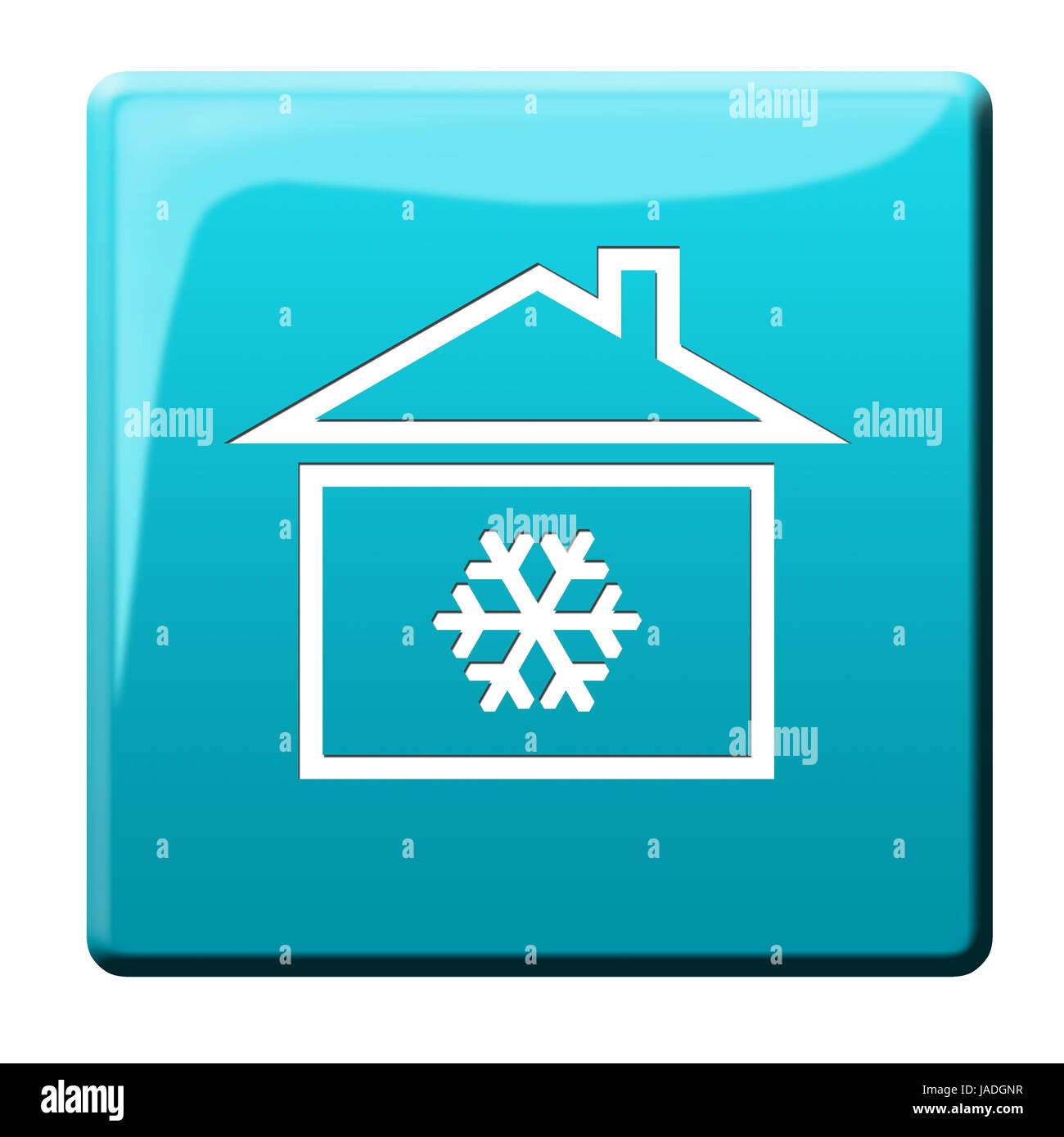 cold house icon Stock Photo - Alamy