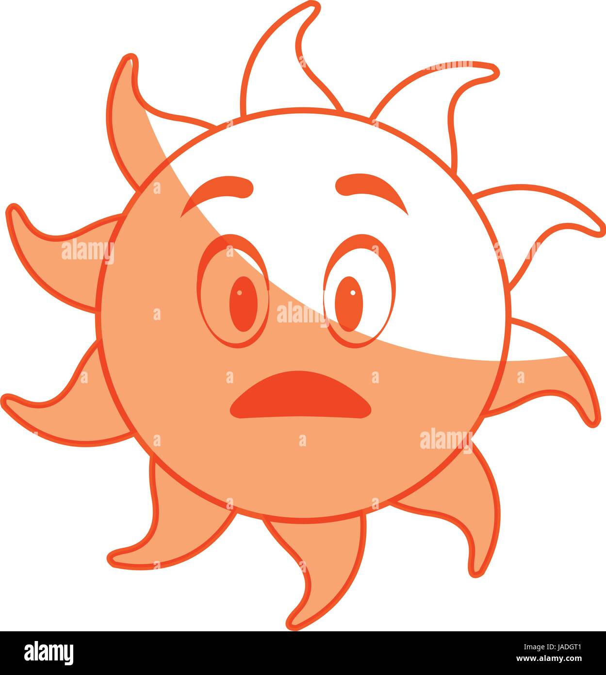 smiling funny cartoon sun with Stock Vector Image & Art - Alamy