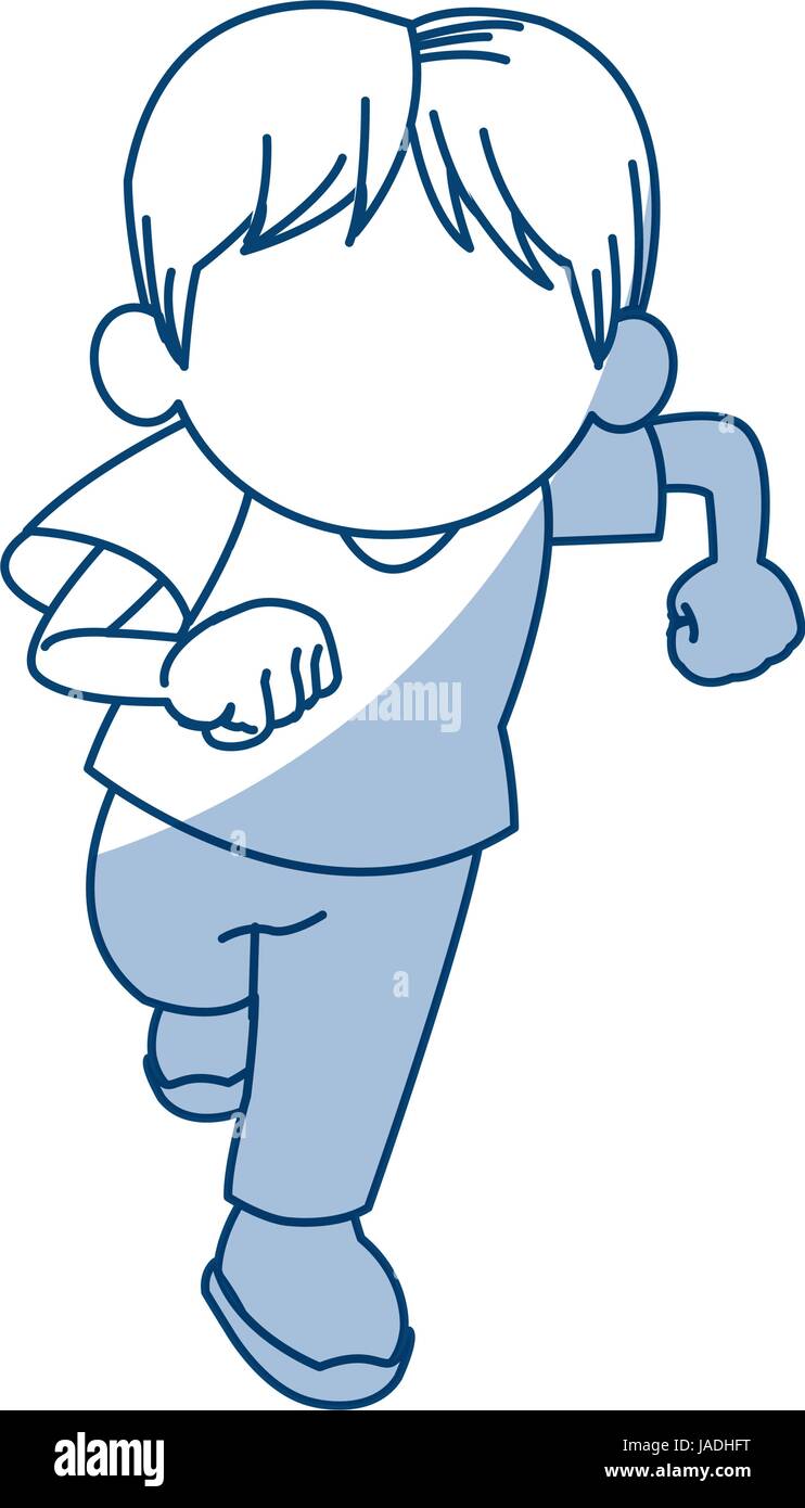 cartoon boy emotion expression friendly fun Stock Vector Image & Art ...
