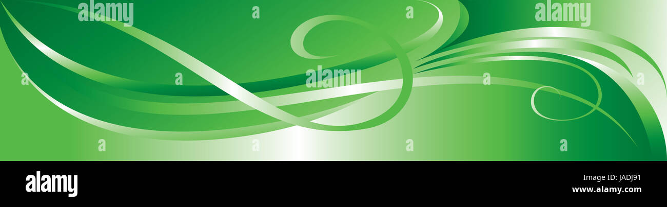 Vector green flourish background for you design Stock Photo - Alamy