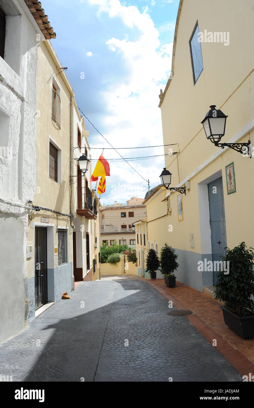 village in bolulla,spain,alicante Stock Photo - Alamy