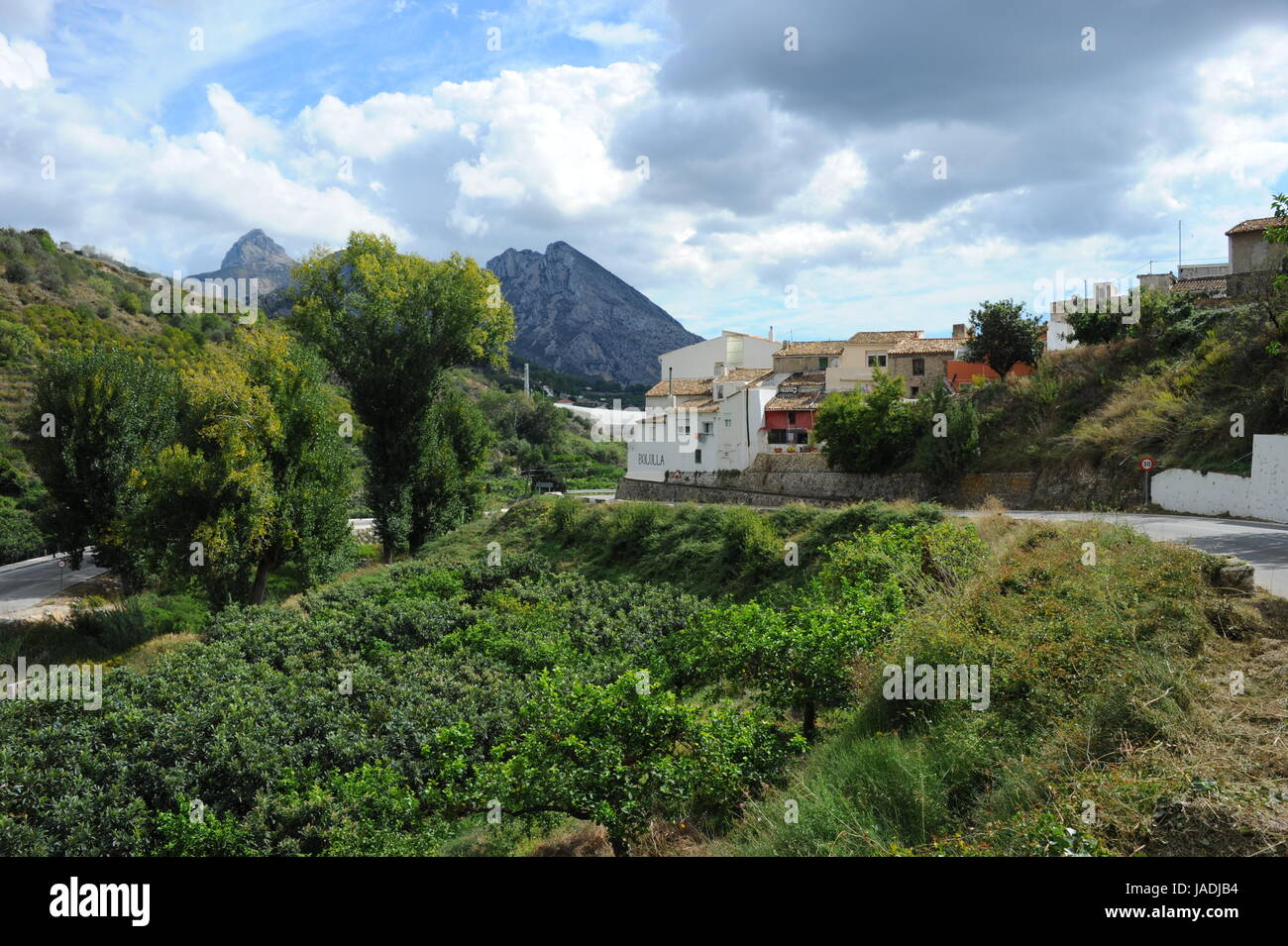 village in spain - bolulla - costa blanca Stock Photo - Alamy