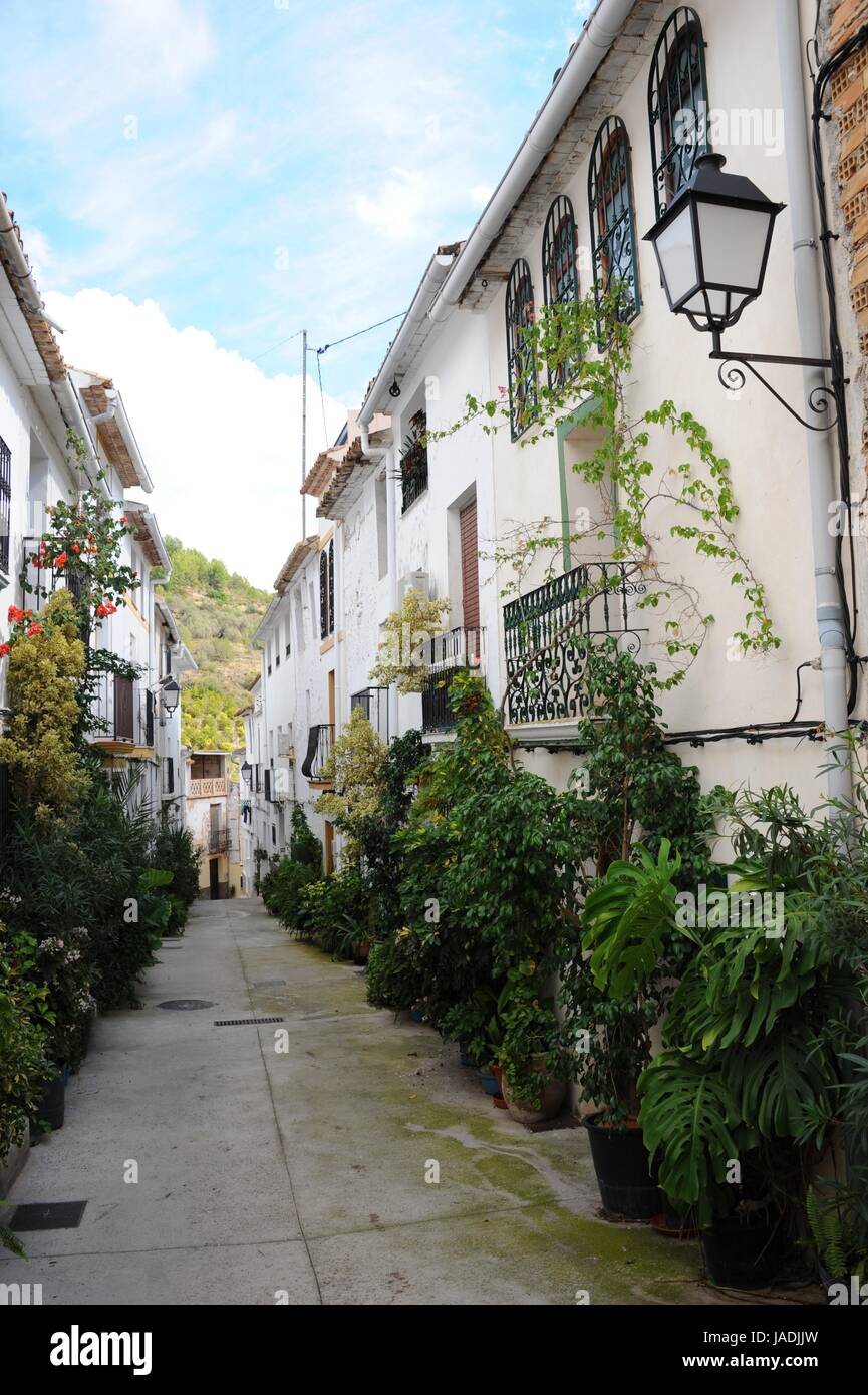 village in spain - bolulla - costa blanca Stock Photo - Alamy