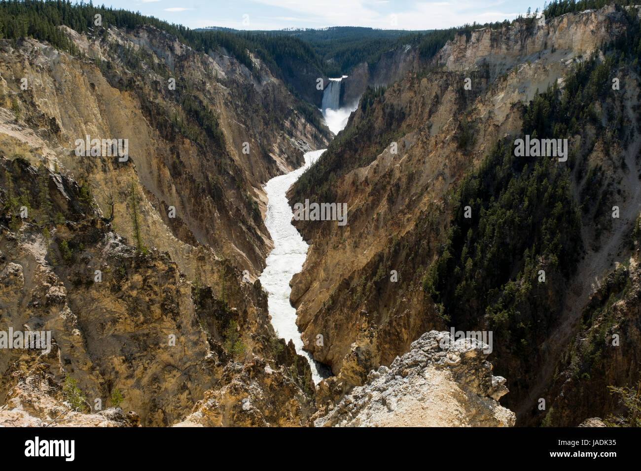Yellowstone river canyon from hi-res stock photography and images - Alamy