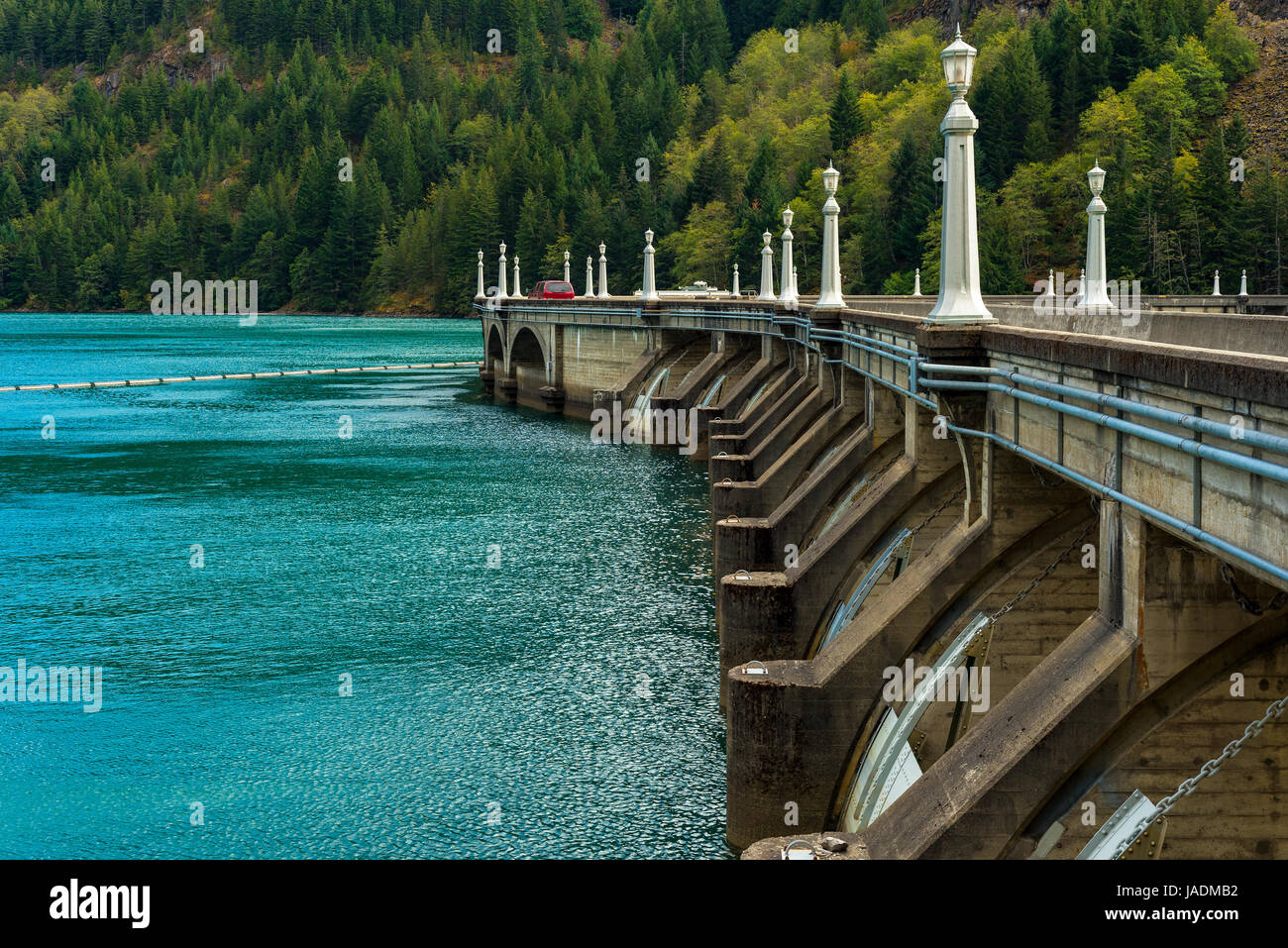 Diablo Dam in North Cascades National Park in Washington State, which ...