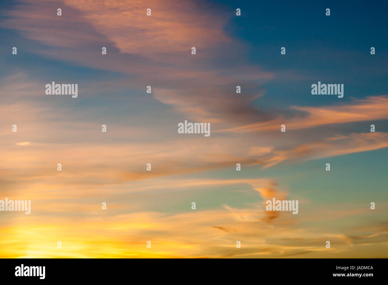 Bright colors in a beautiful sky background Stock Photo - Alamy