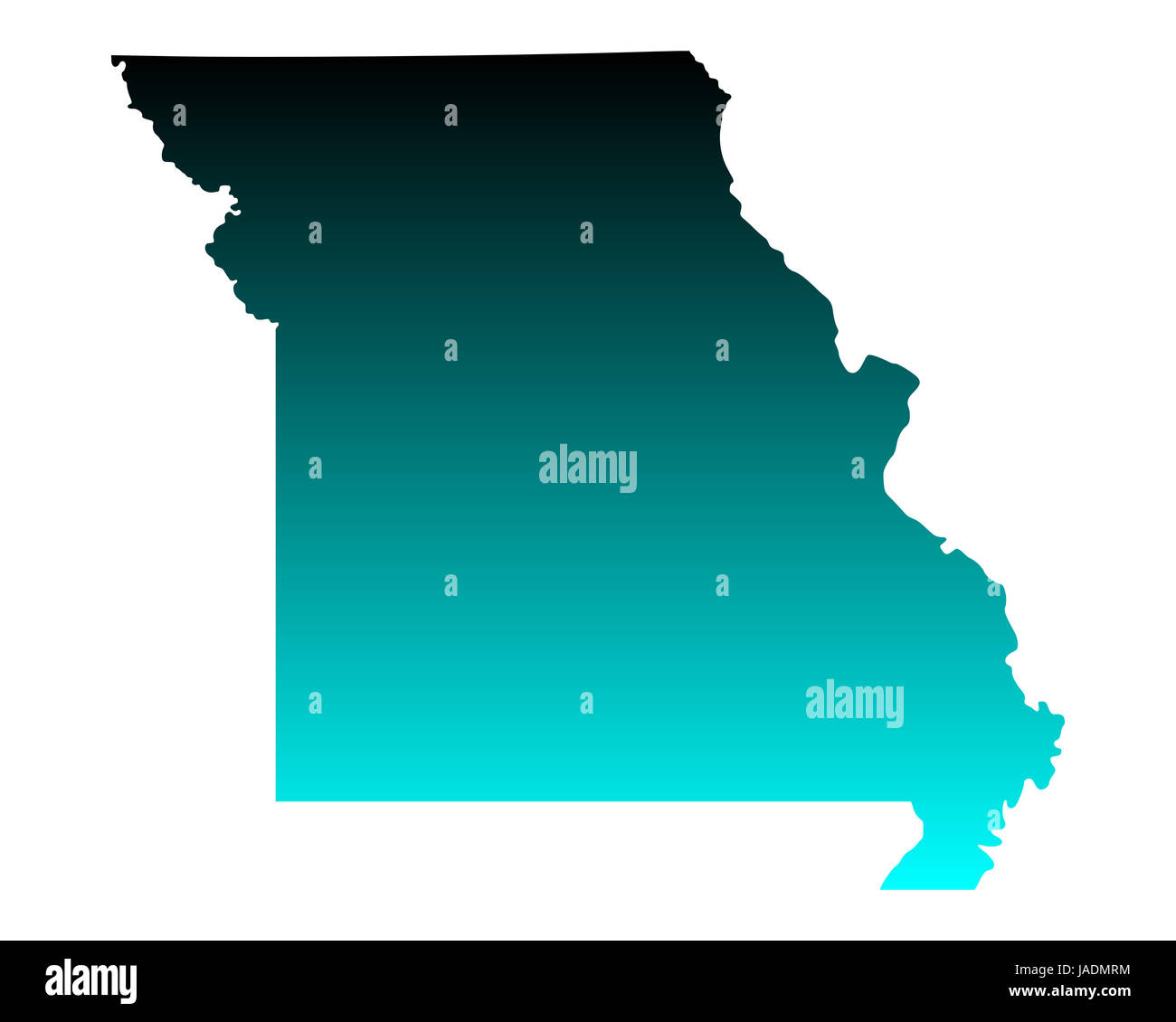 Karte von missouri hi-res stock photography and images - Alamy