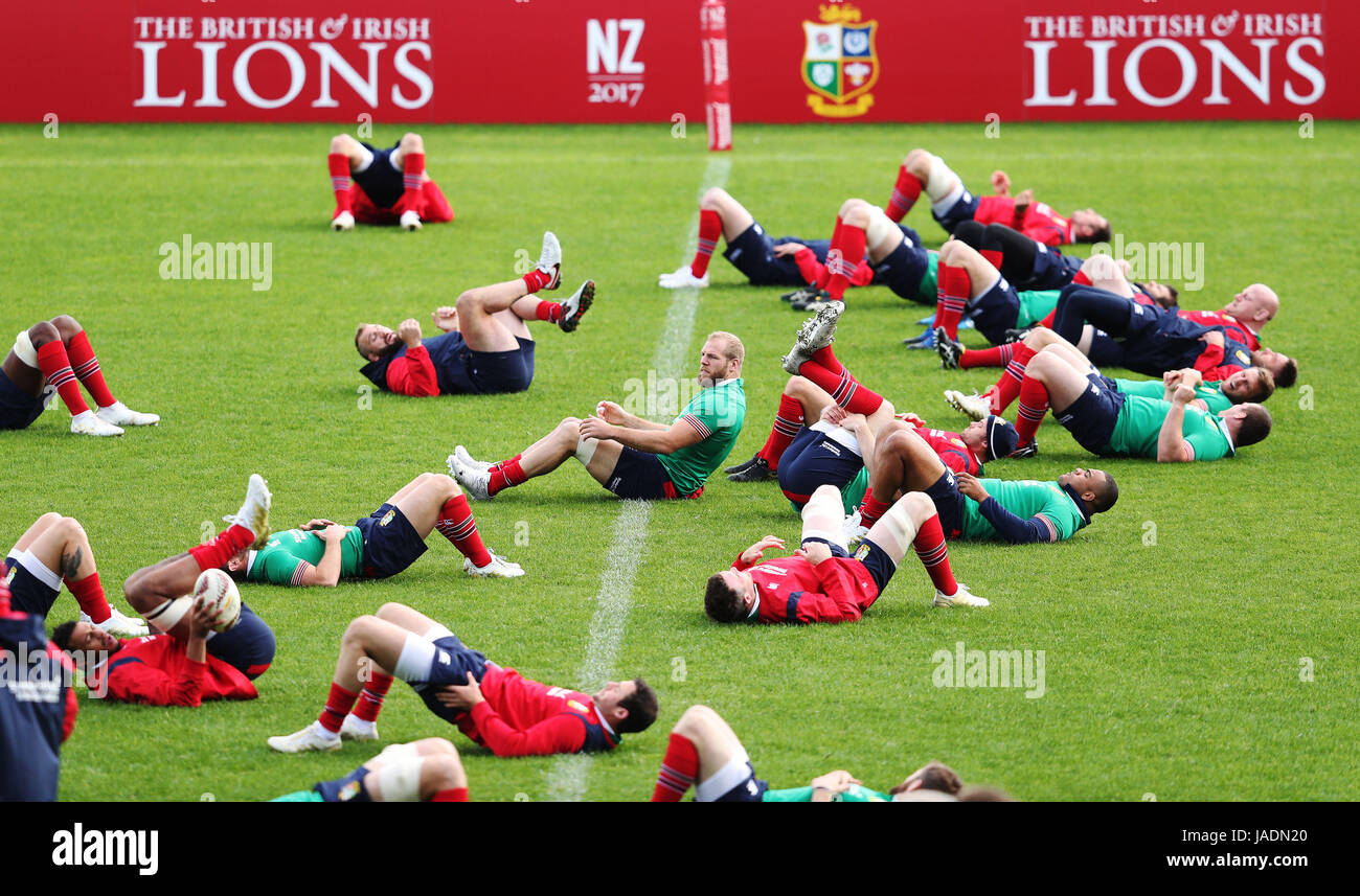 British & Irish James Haskell during the captain's run at the QBE ...