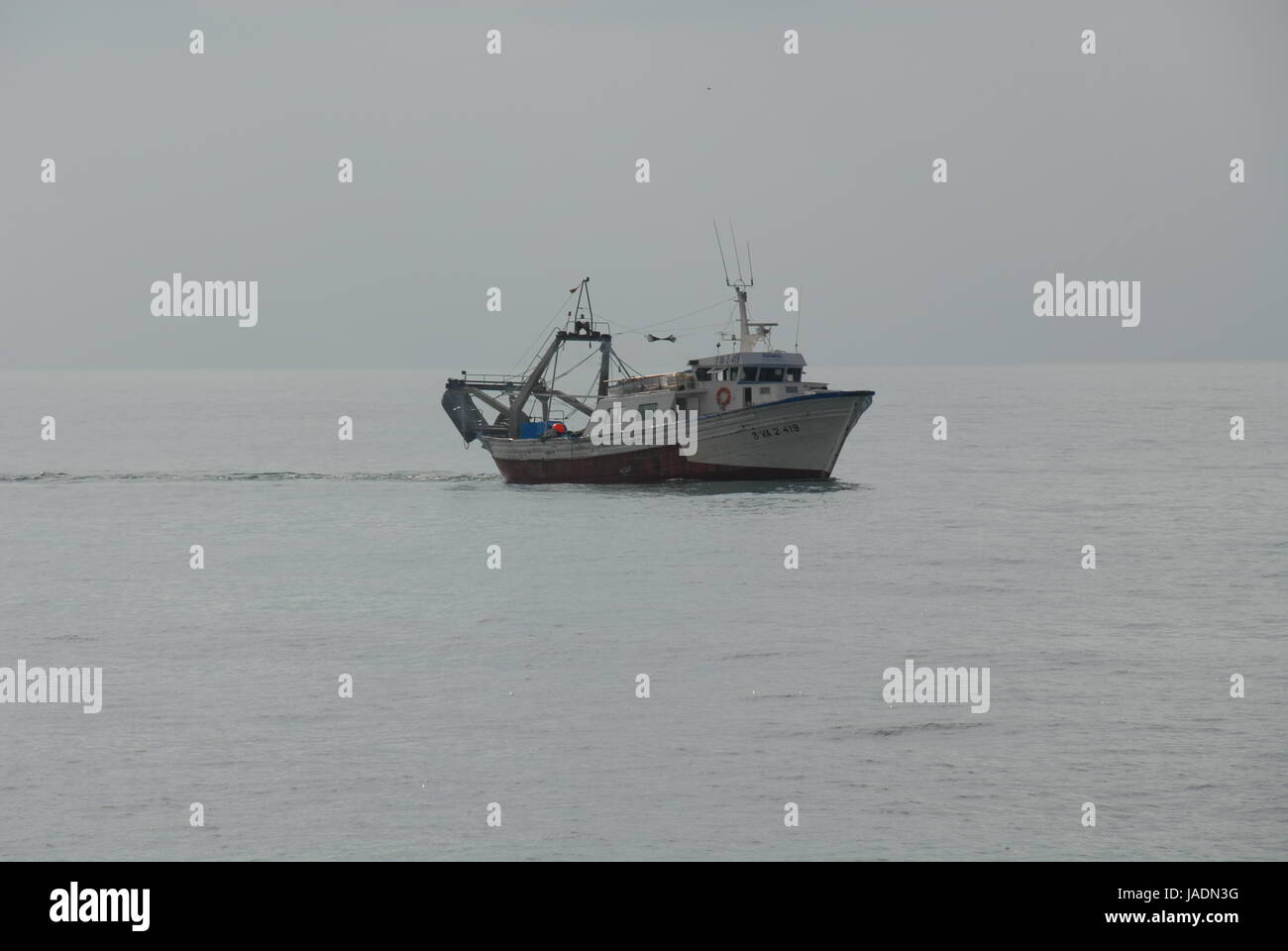 spain - fishing boat Stock Photo - Alamy