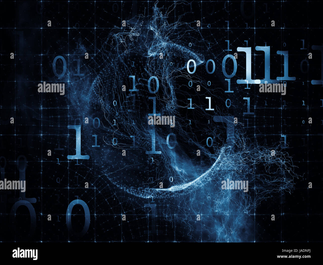 Number in Space series. Interplay of numbers, fractal textures and ...