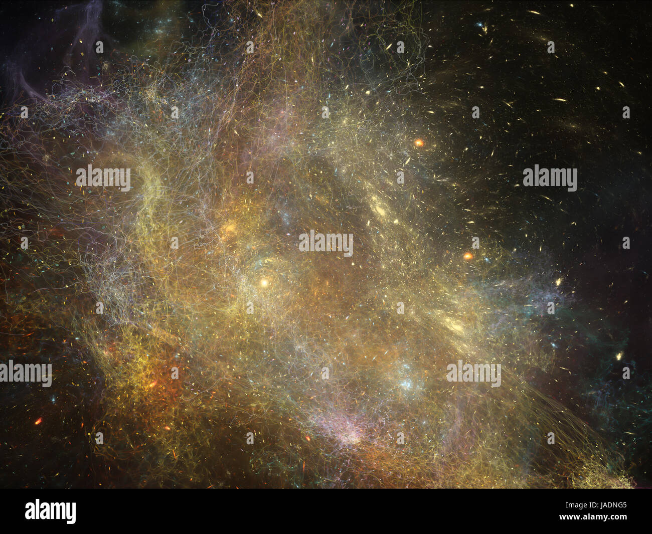 Fractal Nebulae series. Creative arrangement of fractal textures and ...