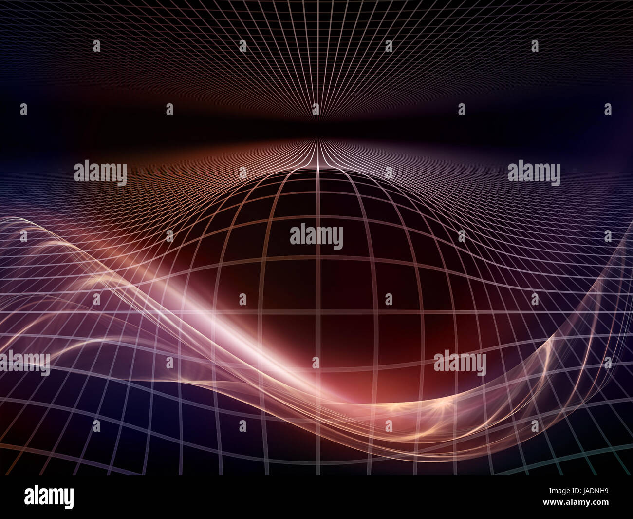 Fractal Realms series. Composition of fractal elements, grids and ...