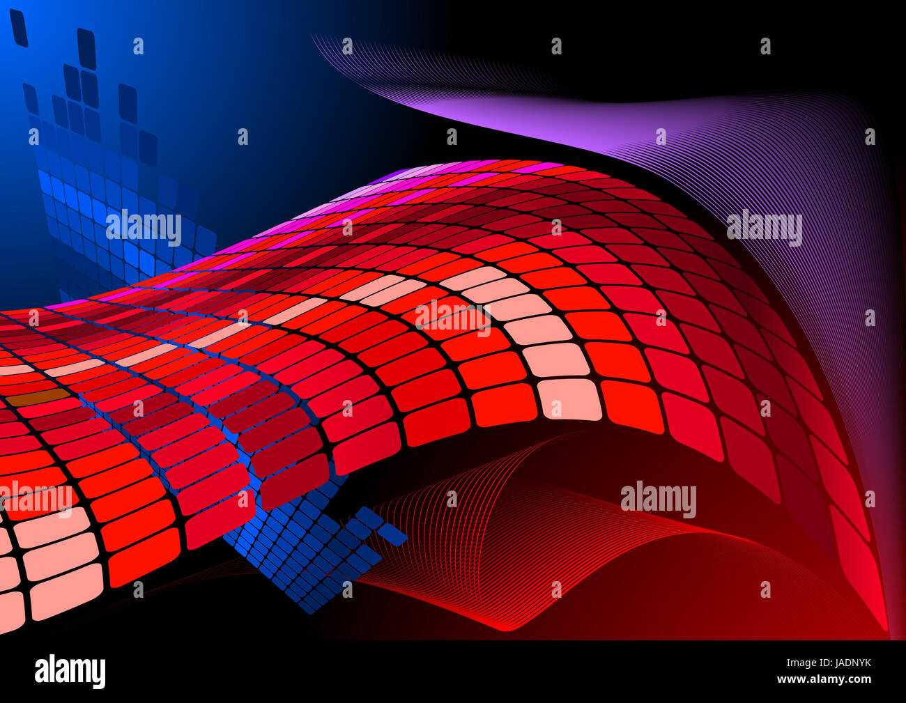 Vector illustration of digital background #2 Stock Photo - Alamy