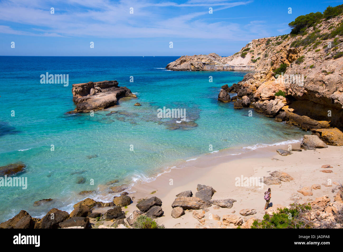 Cala tarida in ibiza beach hi-res stock photography and images - Alamy