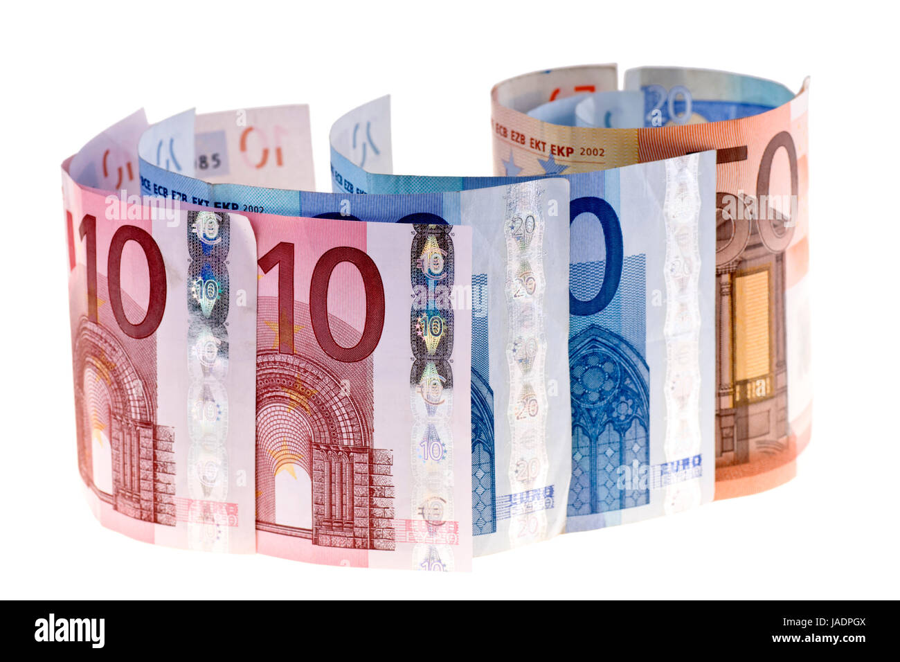 Banknotes of euros Stock Photo - Alamy