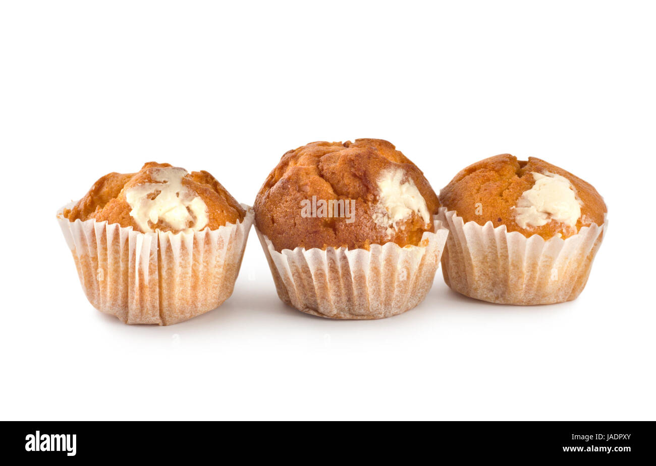 Cake in cup isolated on a white background Stock Photo - Alamy