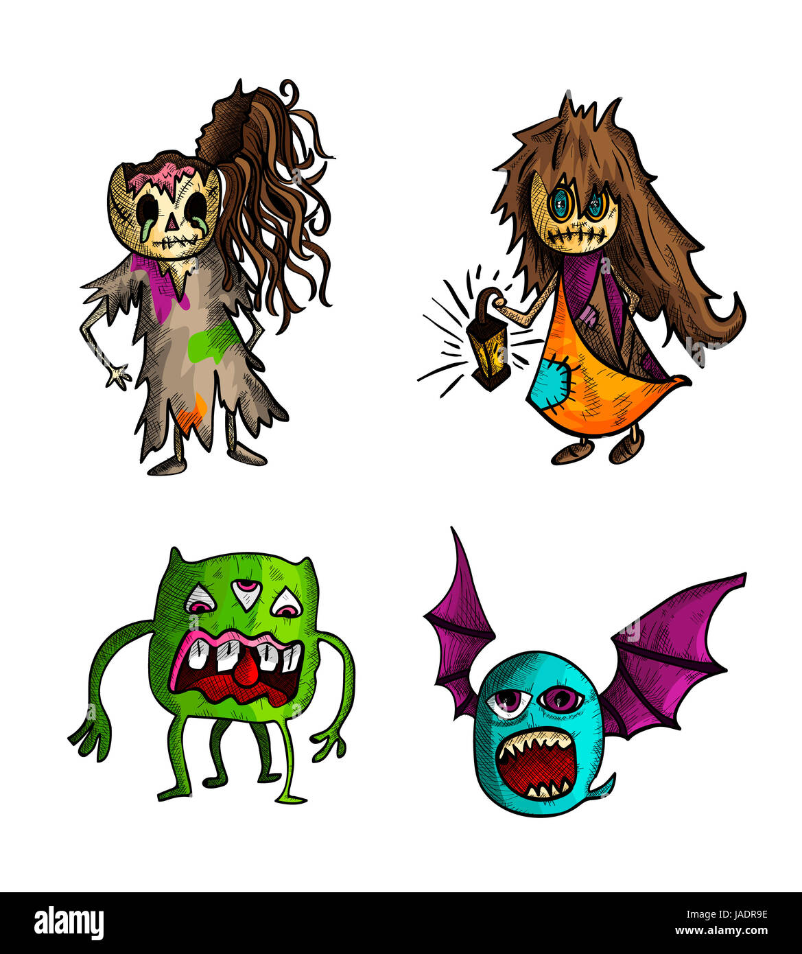 Weird Scary Cartoon Creatures