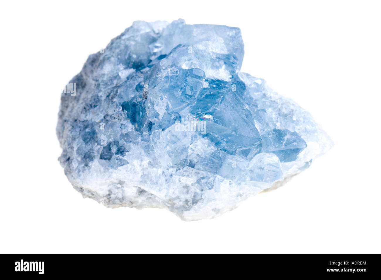 Blue celestite isolated hi-res stock photography and images - Alamy