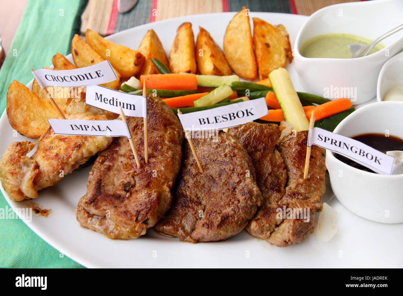 Springbok meat hi-res stock photography and images - Alamy