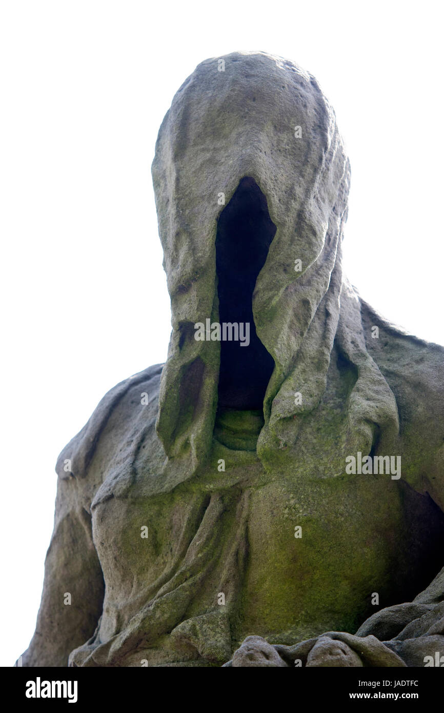 Detail of the Baroque statue - faceless Stock Photo - Alamy