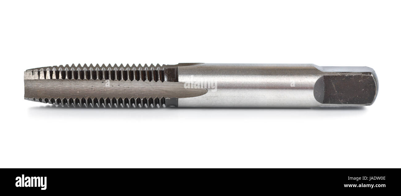 Threading bit isolated on a white background Stock Photo - Alamy