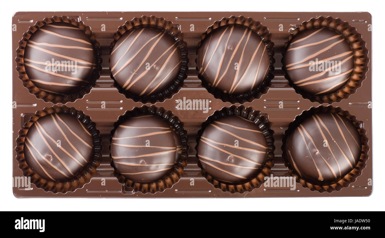 Chocolate cookies in package isolated on white background Stock Photo ...