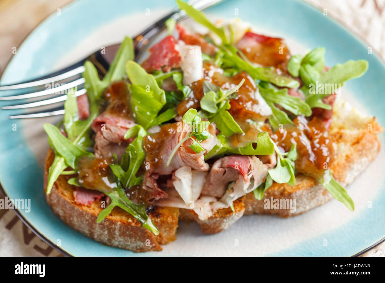 Beef bruschetta hi-res stock photography and images - Alamy