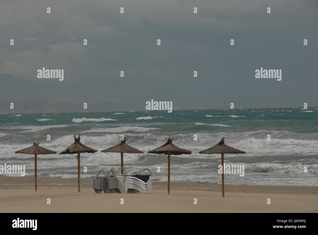 spain - waves at the mediterranean Stock Photo - Alamy