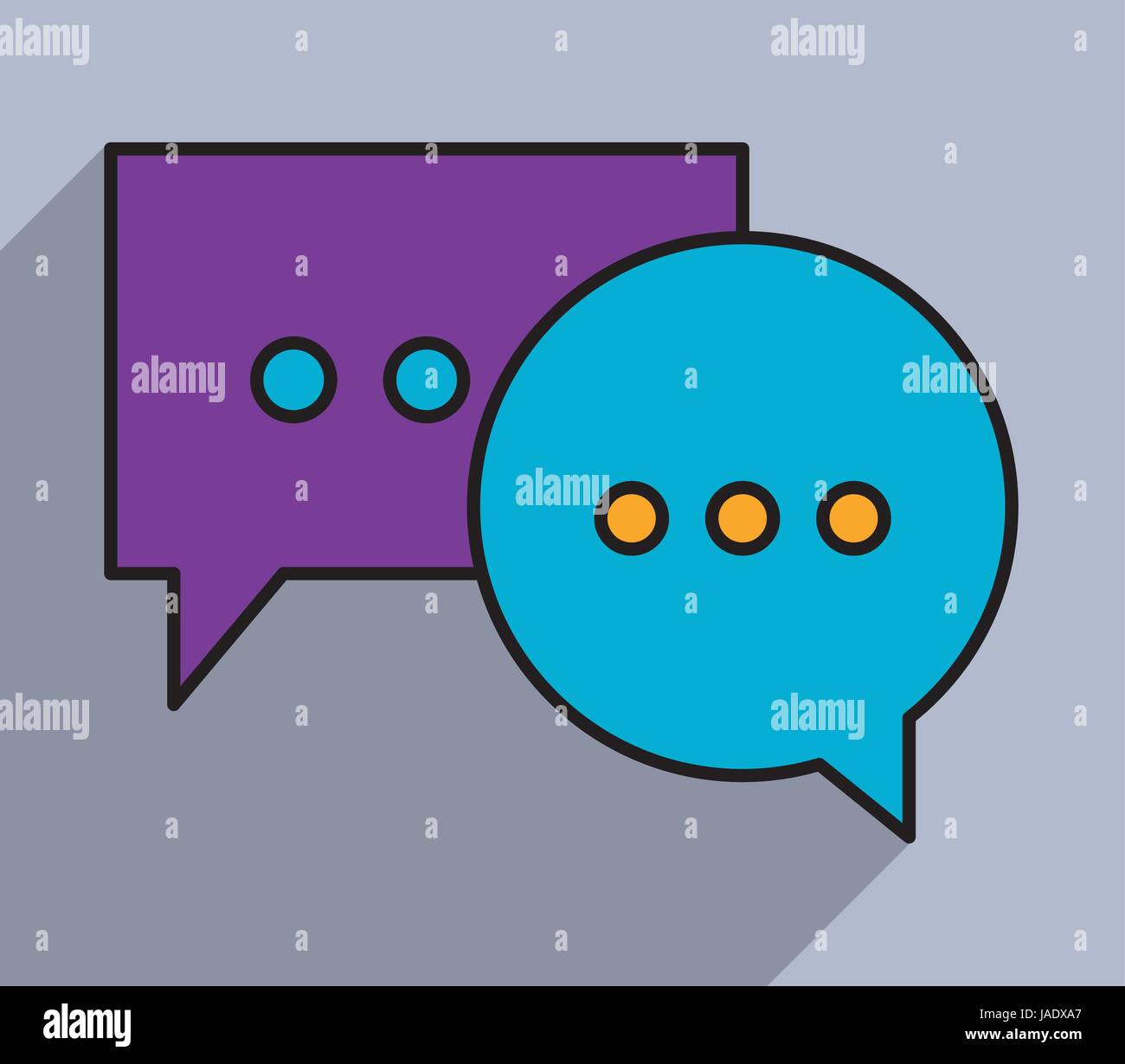 Business communications concept discussion Stock Vector Images - Alamy