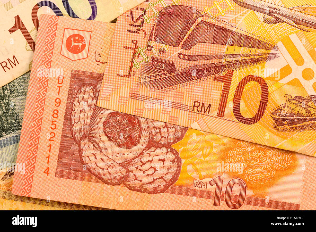 Close up Malaysia Ringgit currency note, Malaysian ringgit Ringgit ...