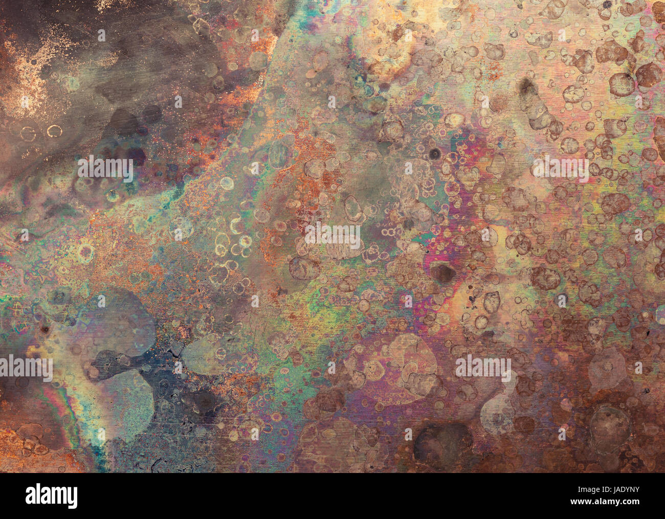 Aged copper plate texture, old worn metal background Stock Photo - Alamy