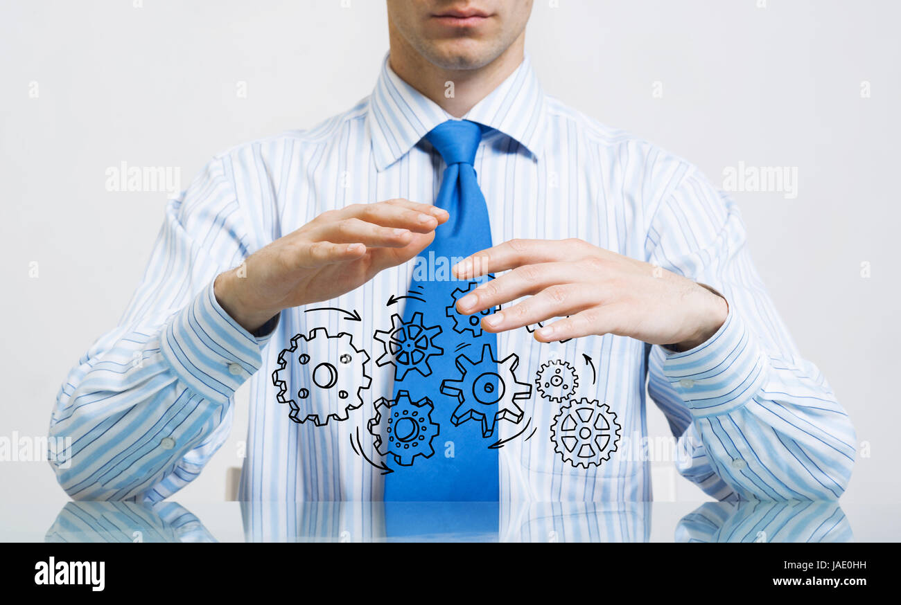Concept of teamwork and cooperation Stock Photo - Alamy