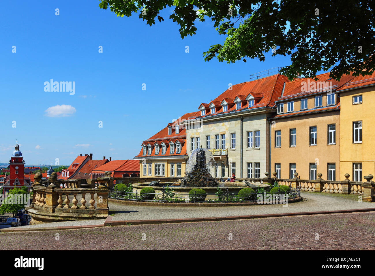gotha - waterfront and town hall Stock Photo - Alamy