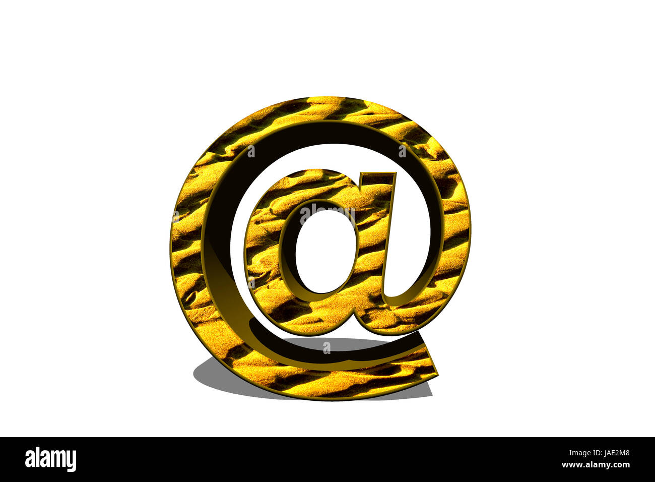 Email simbol in white background Stock Photo - Alamy