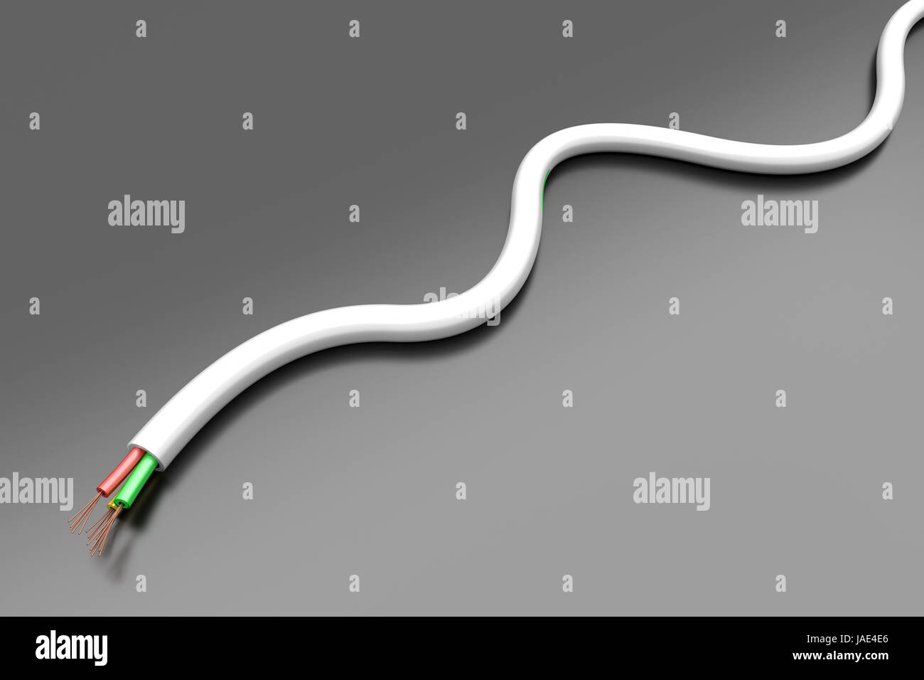 3D rendered illustration of a Cable Stock Photo - Alamy