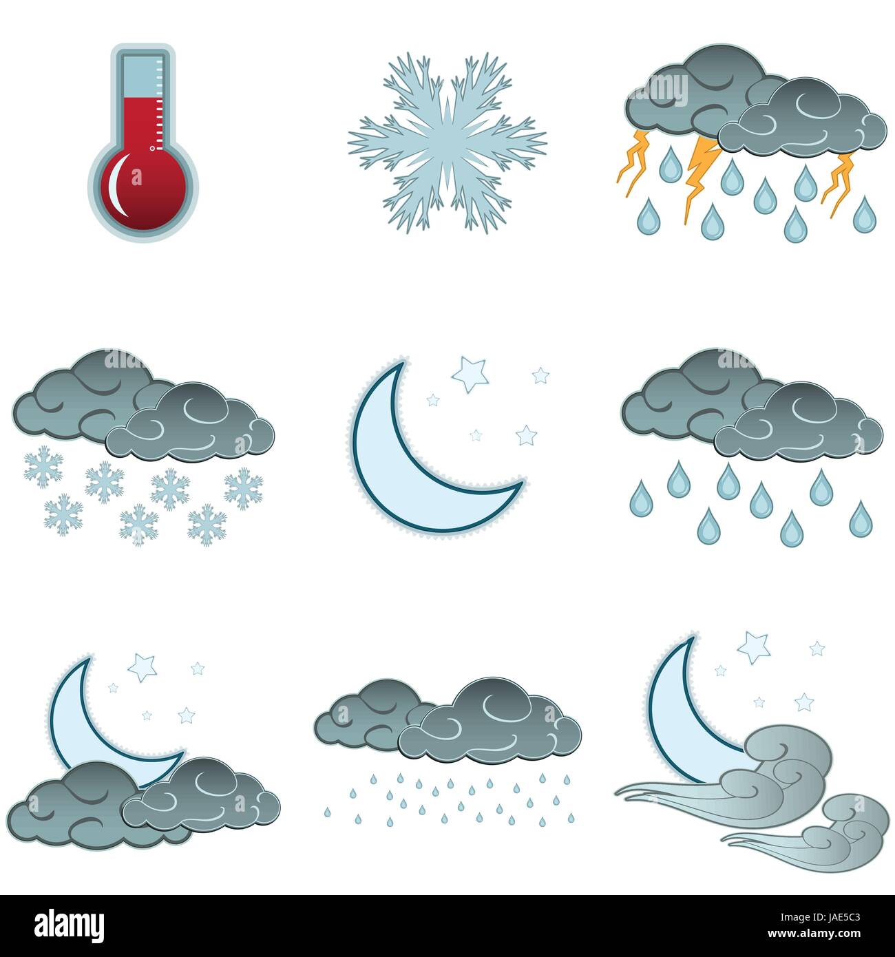Havy storm Stock Vector Images - Alamy