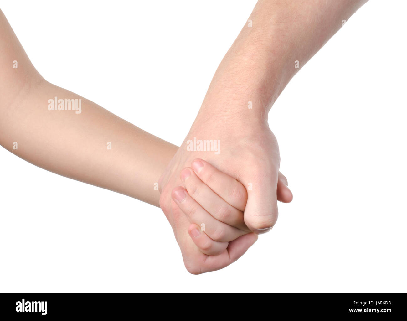 Handshake isolated on a white background Stock Photo - Alamy